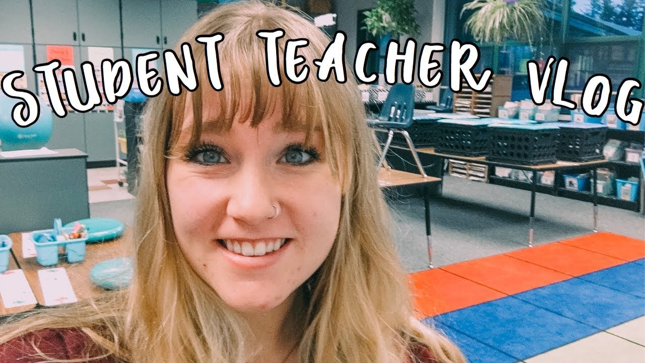 FIRST DAY OF STUDENT TEACHING & COLLEGE CLASSES VLOG | FIRST GRADE ...