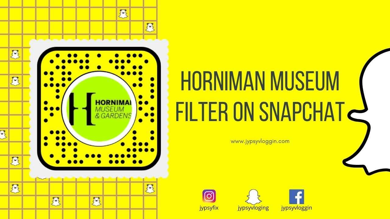 How to get horniman museum filter on snapchat - YouTube
