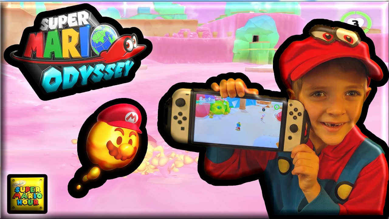 SUPER MARIO ODYSSEY: LUNCHEON KINGDOM. The MARIO KID and DAD talk to ...