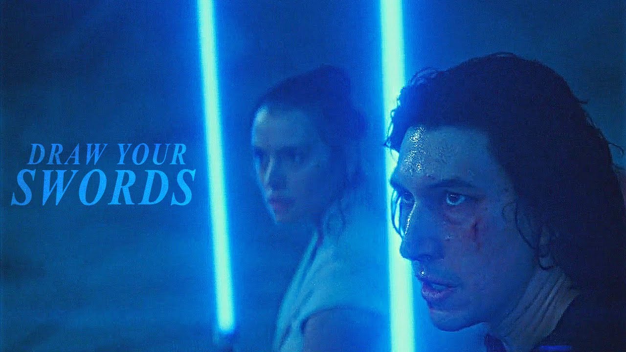 Rey&Ben | Draw Your Swords [HBD RACHEL!] - YouTube