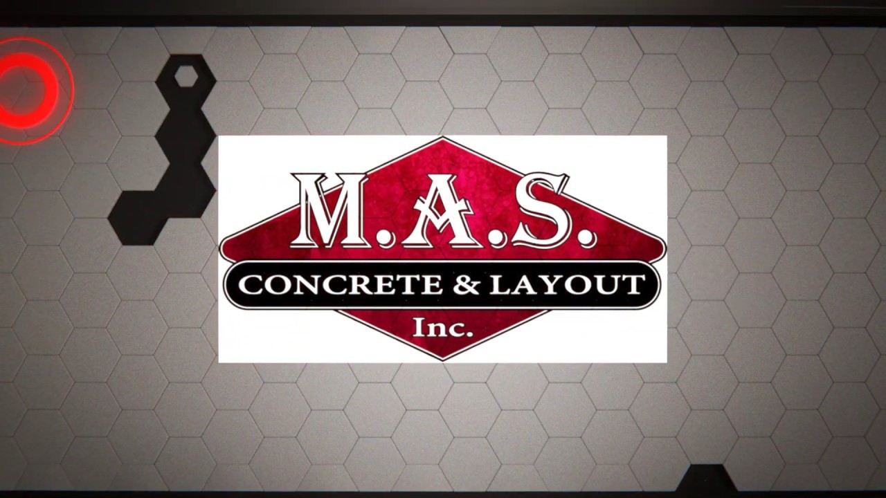 MAS Concrete & Layout Animated Logo - YouTube
