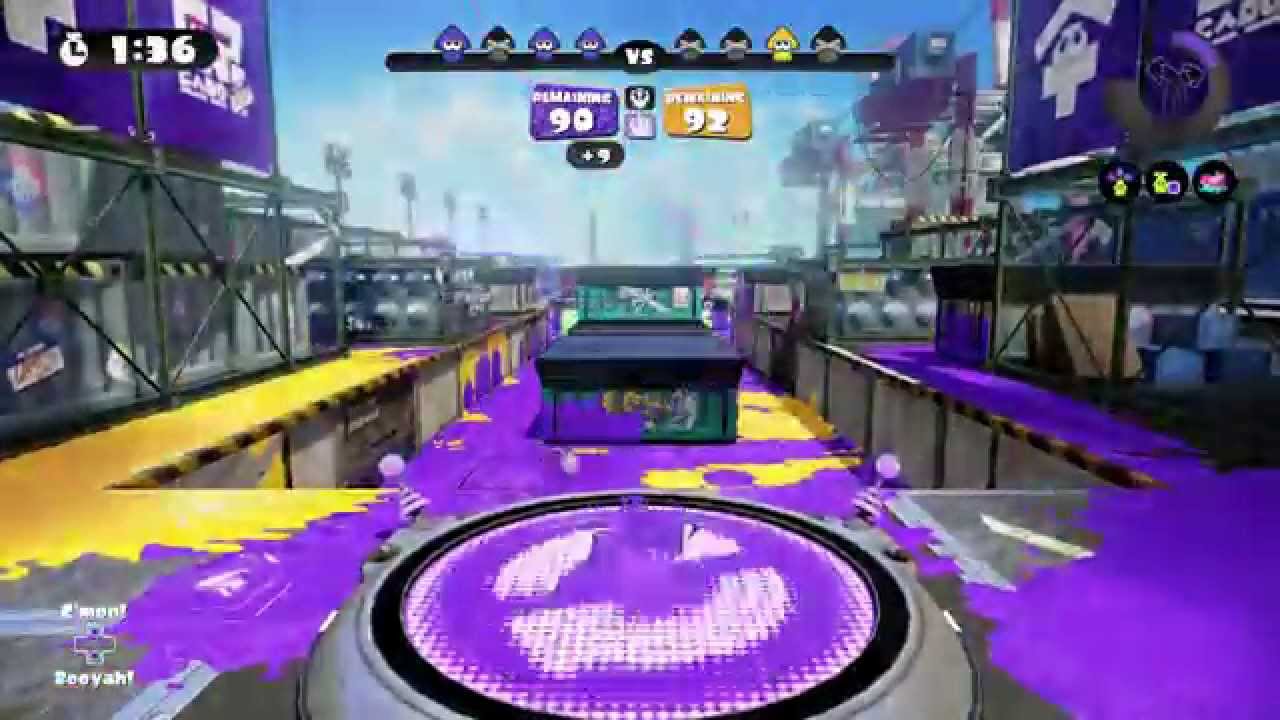 Splatoon Ranked Battle Online Multiplayer Gameplay Commentary 6 - YouTube