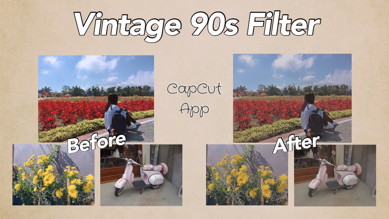 Vintage 90s Filter || Capcut Filter Preset (eng/indo sub) - YouTube