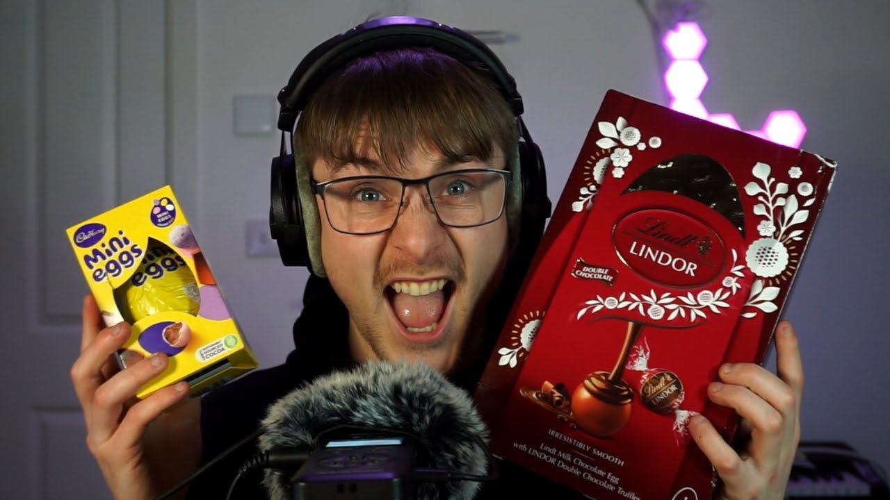ASMR | Taste Testing UK Easter Eggs!! (Eating Sounds) - YouTube