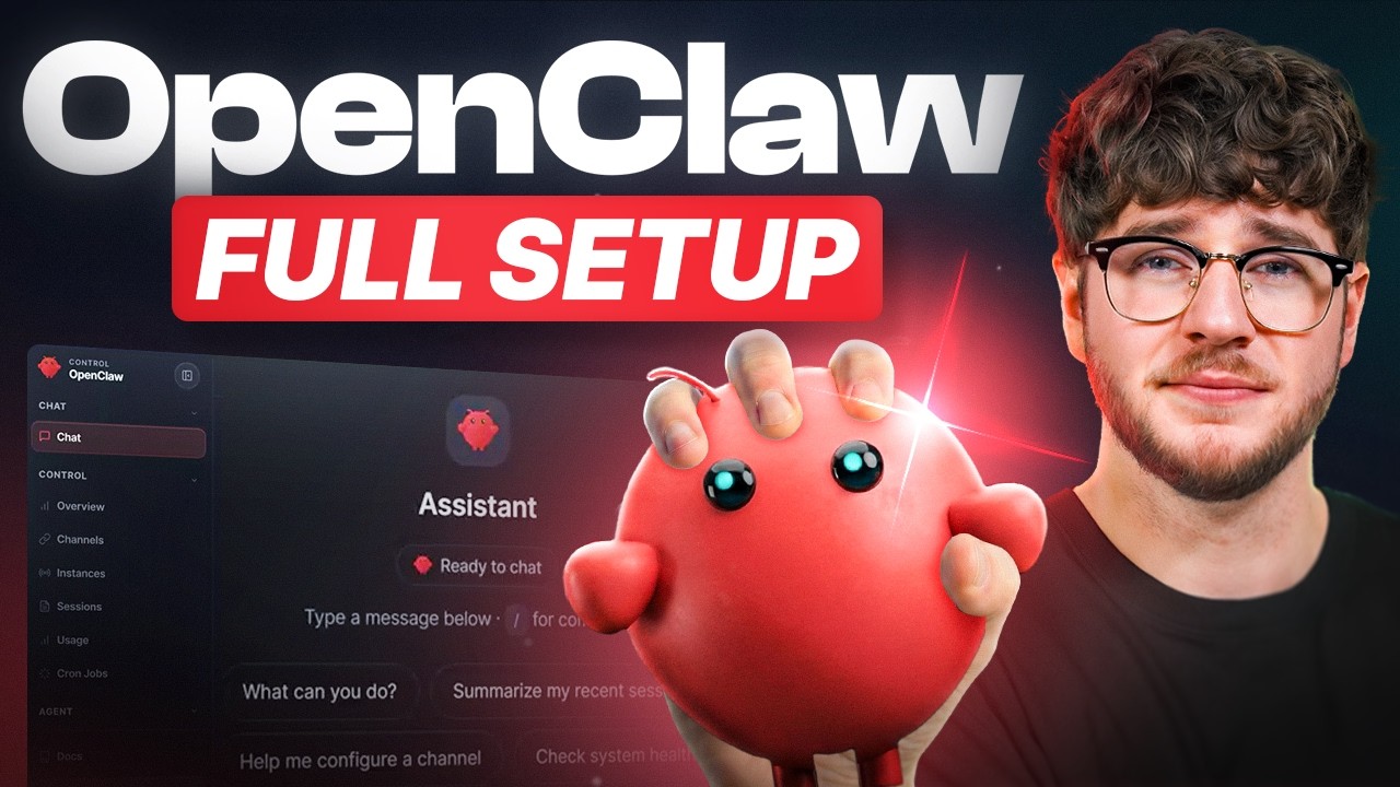 OpenClaw Tutorial for Beginners - Full Setup Guide - YouTube