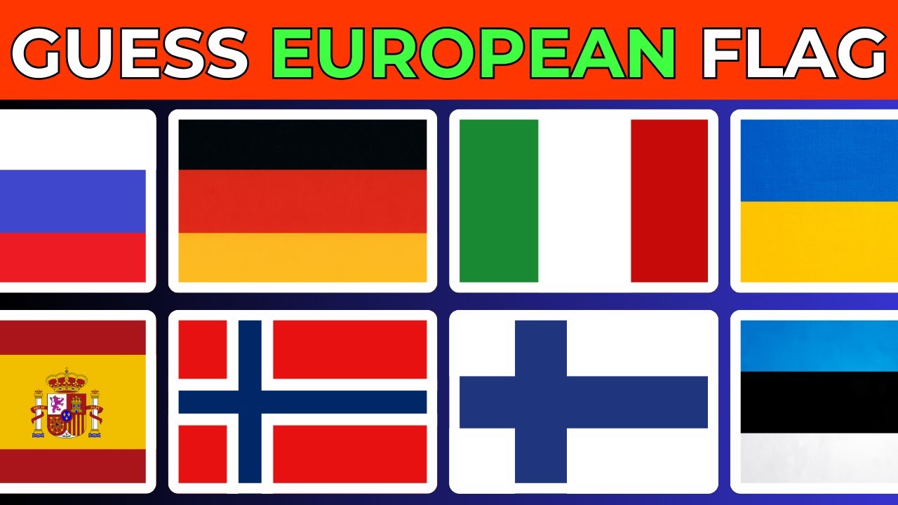 European Flag Quiz | Guess the European National Flags - YouTube