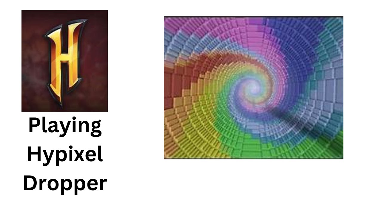 Playing Hypixel Dropper - YouTube