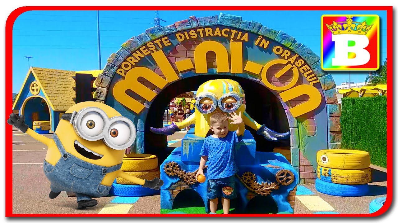 MINION City Fun for Kids on outdoor playground with Minions Bogdan's ...