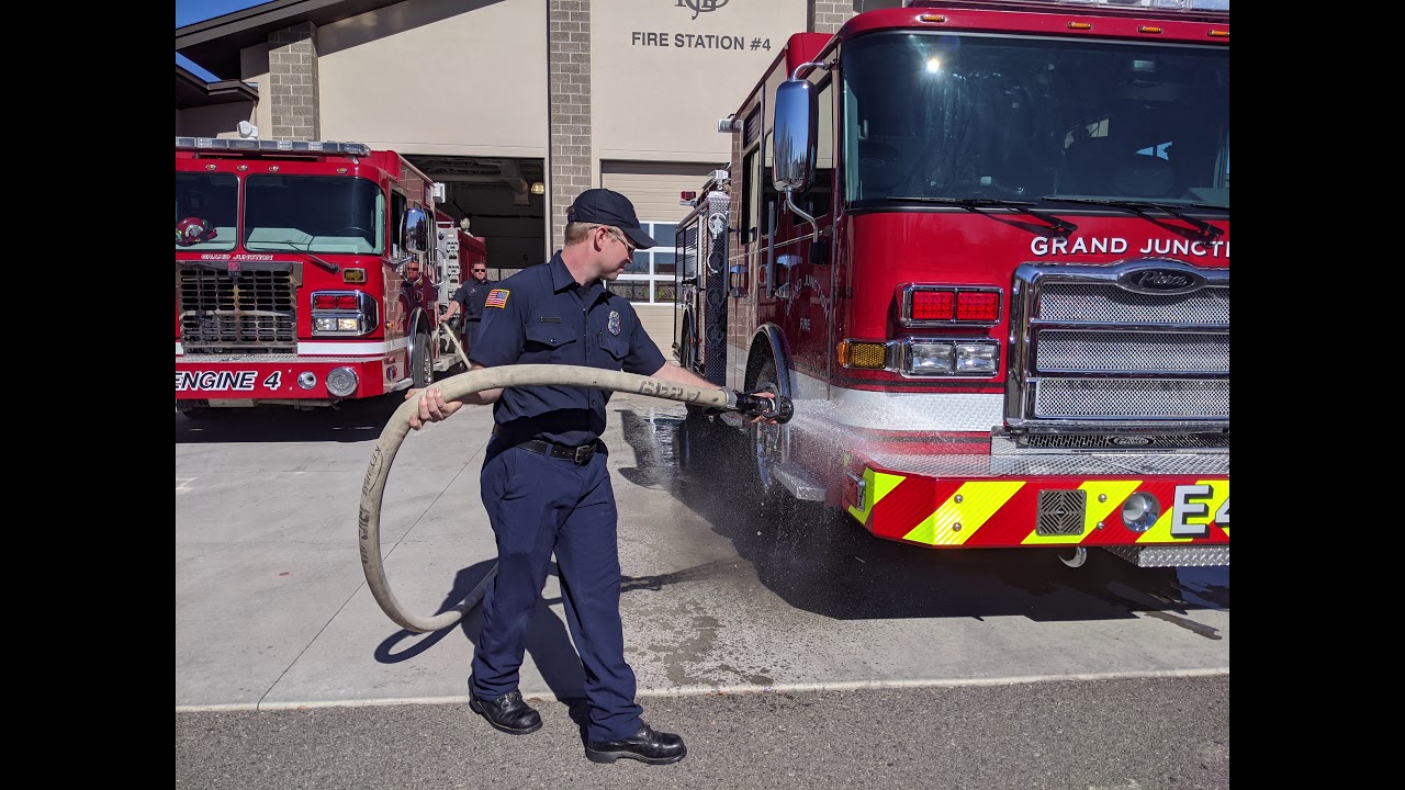 New "Clean Cab" Fire Truck for the Grand Junction Fire Department - YouTube