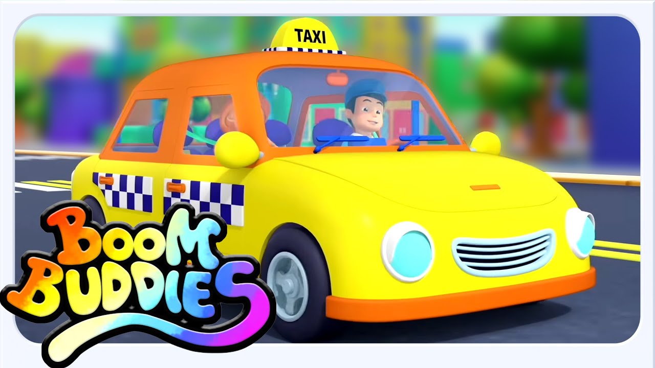 Wheels On The Taxi Fun Vehicles & Nursery Rhymes for Children - YouTube