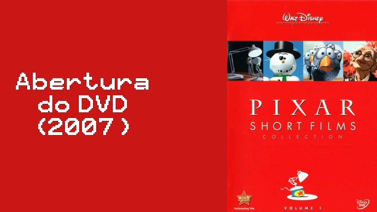 Abertura DVD Pixar Short Films Volume 1 Disney (2007) - YouTube
