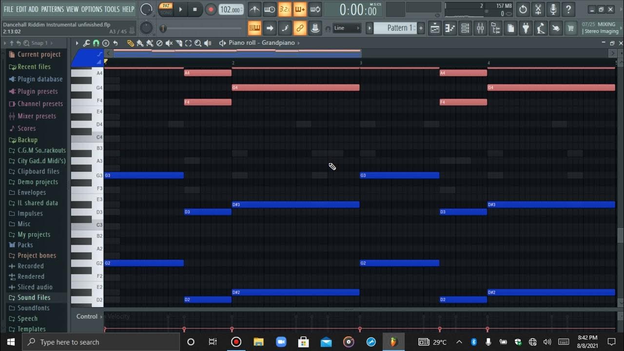 How to create chords and counter melodies | Dancehall Beat Tutorial 2021 - YouTube