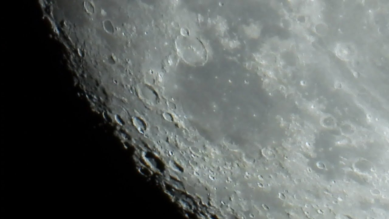 Epic Moon Up Close Mega Zoom - YouTube