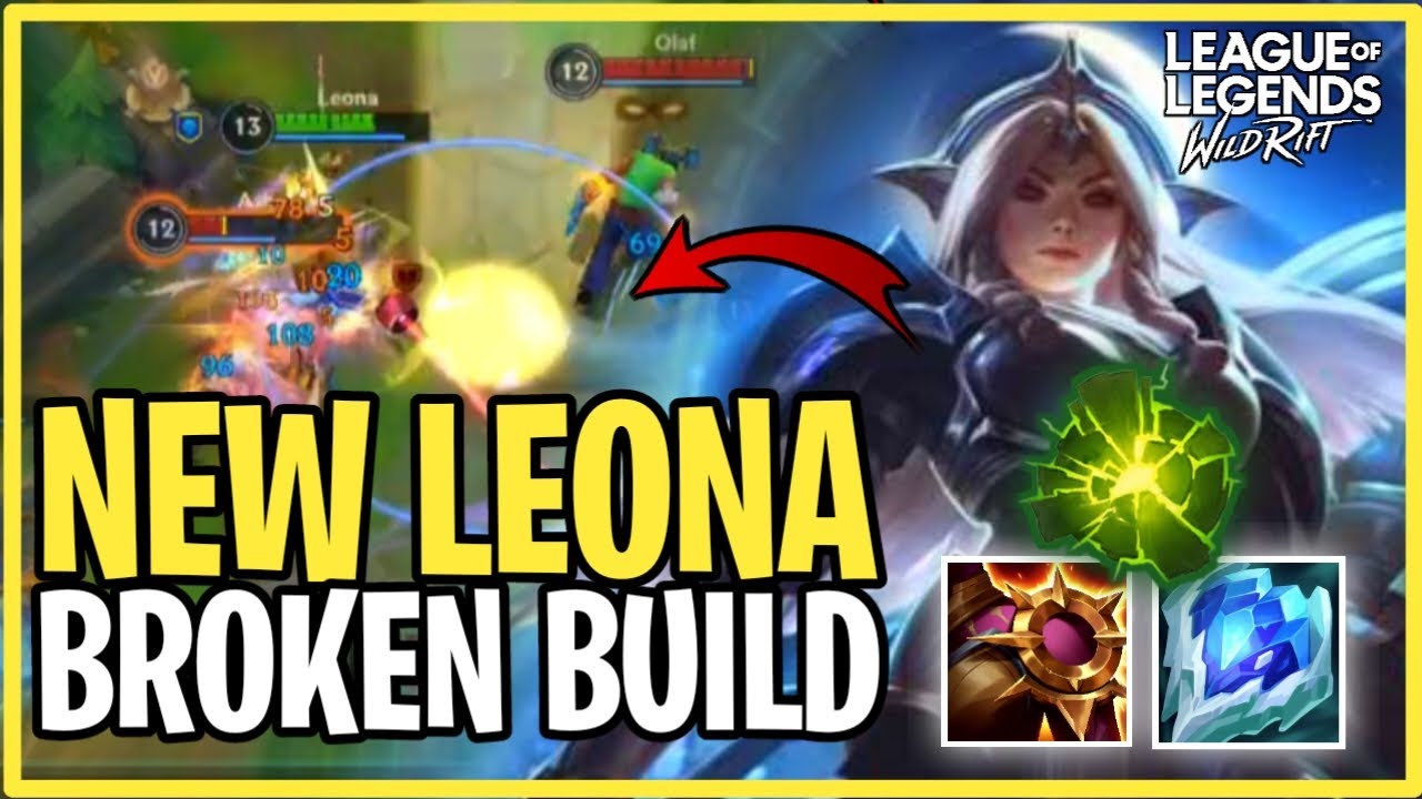 WILD RIFT LEONA - ABUSING LEONA SUPPORT WITH NEW *DAWNSHROUD* ITEM ...