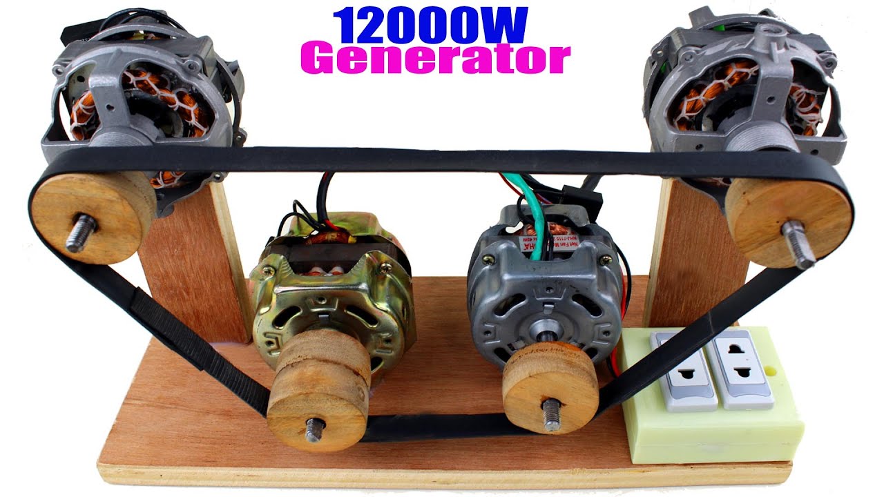 Free Electricity Generator 4 Fan 220V Motor Power 12000W Free Energy ...