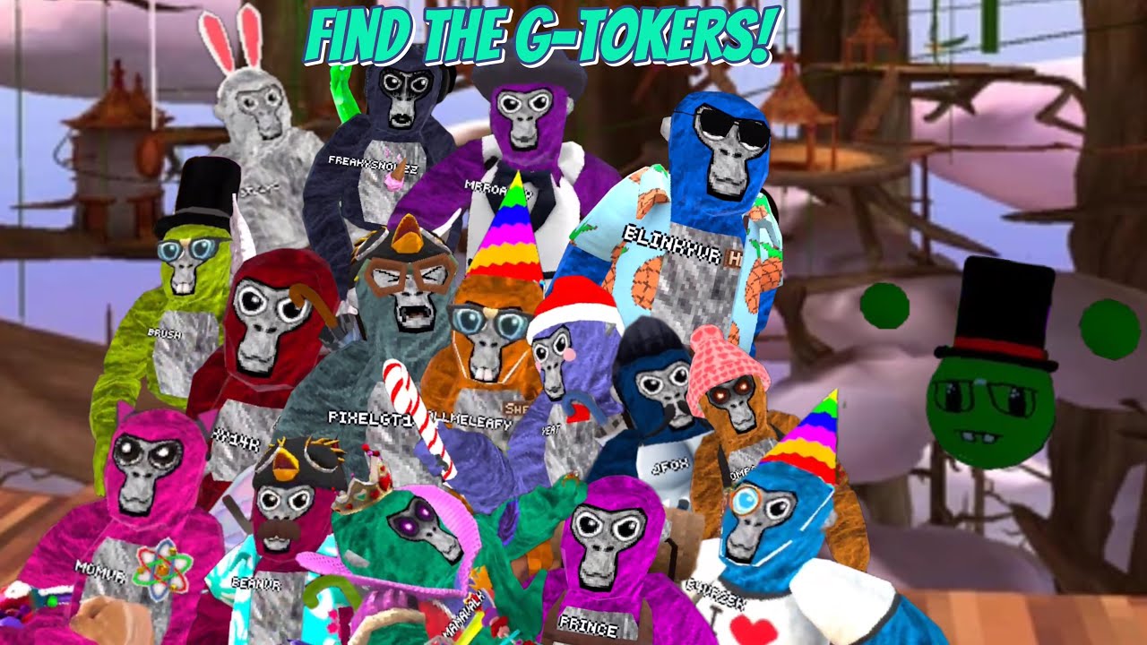 GORILLA TAG: FIND THE G-TOKERS! - YouTube