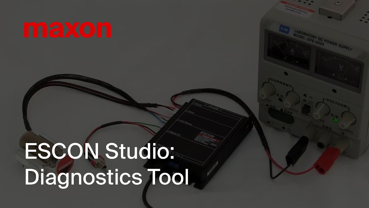ESCON Studio: Diagnostics Tool - YouTube