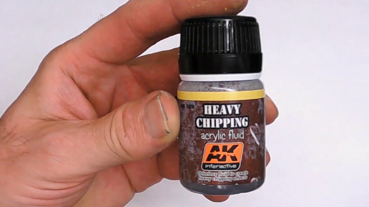 Using AK interactive chipping fluid; a short tutorial - YouTube