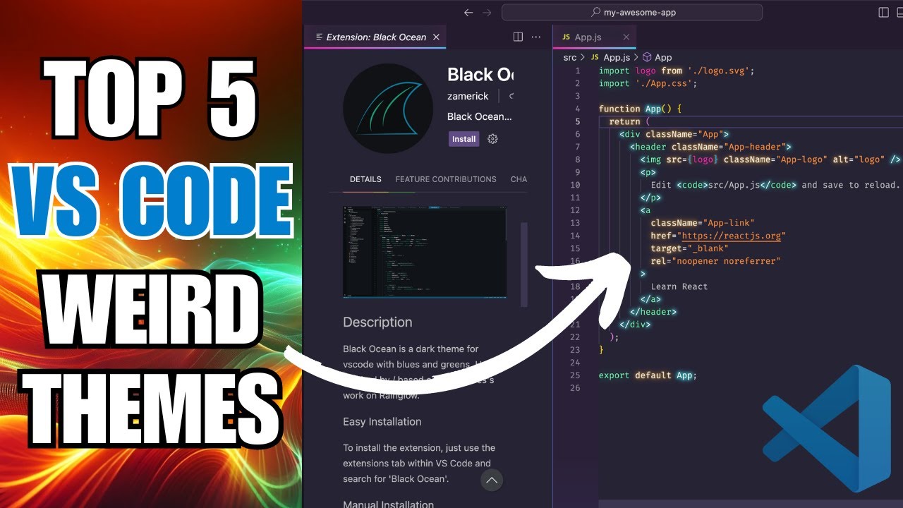 Top 5 Unique VS Code Themes You Need to Try - YouTube