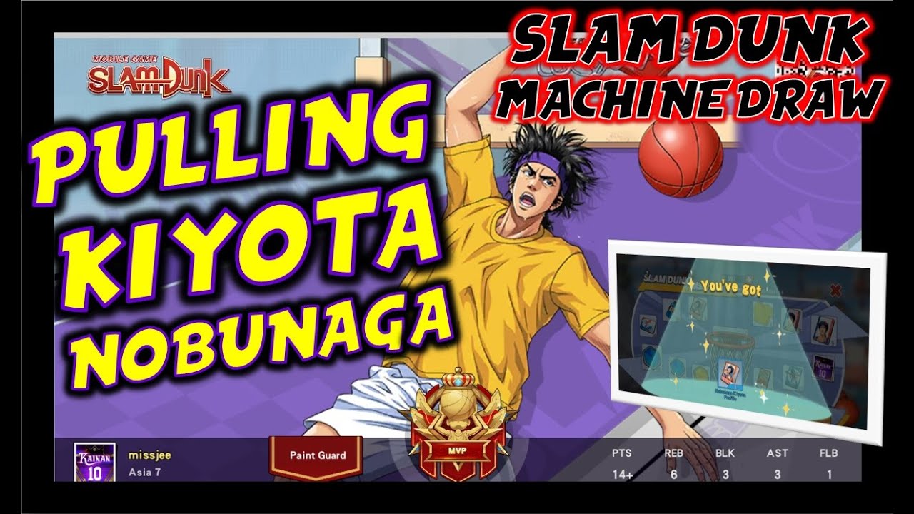 PULLING KIYOTA NOBUNAGA| SLAM DUNK MACHINE | KAINAN TEAM - YouTube