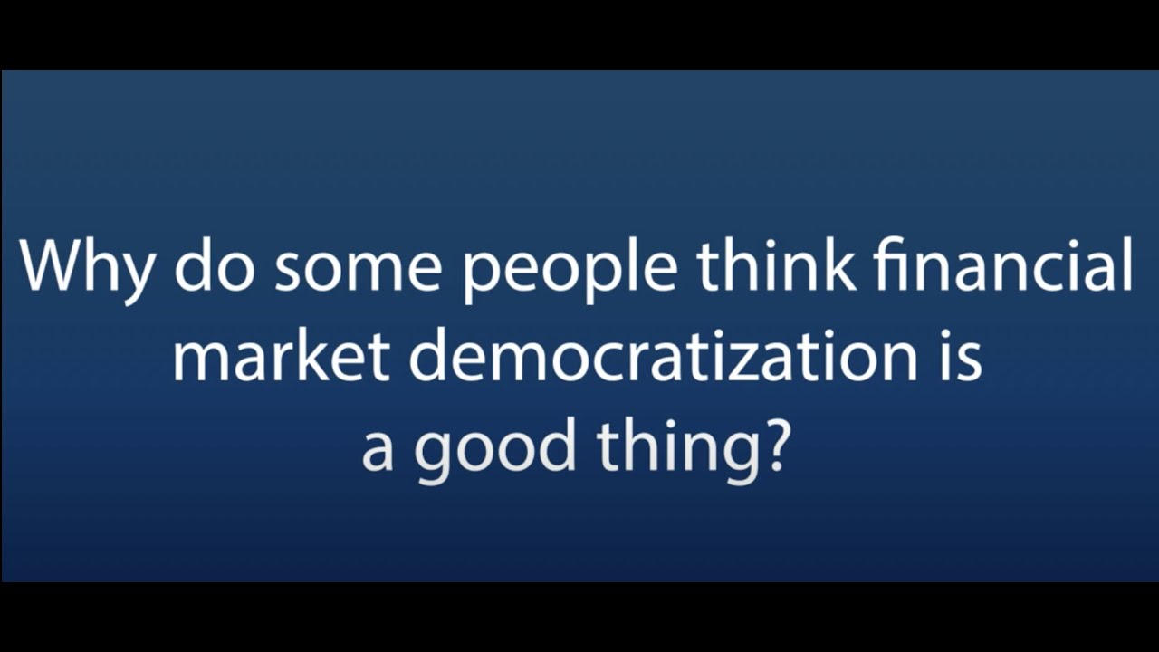 Fixing the Wealth Gap? Meme Stocks, Robinhood, and Financial Markets ...