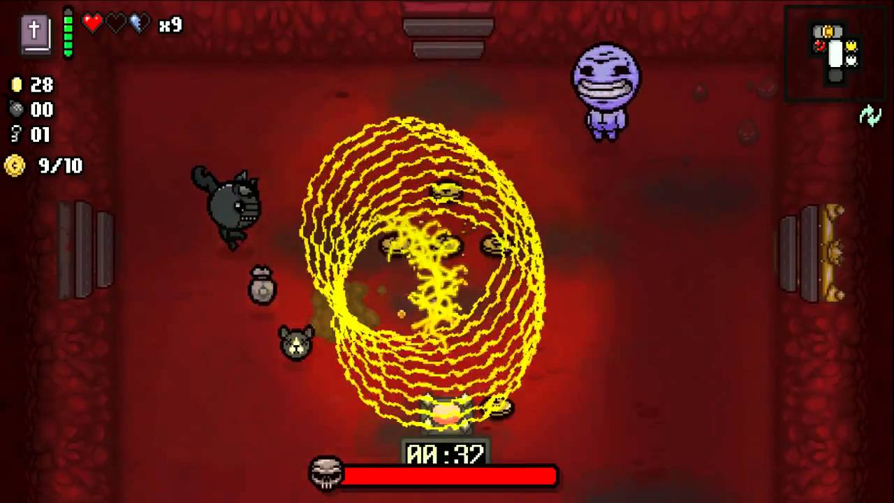 The Binding of Isaac Afterbirth | Laser Ring Light Show | Popular ...