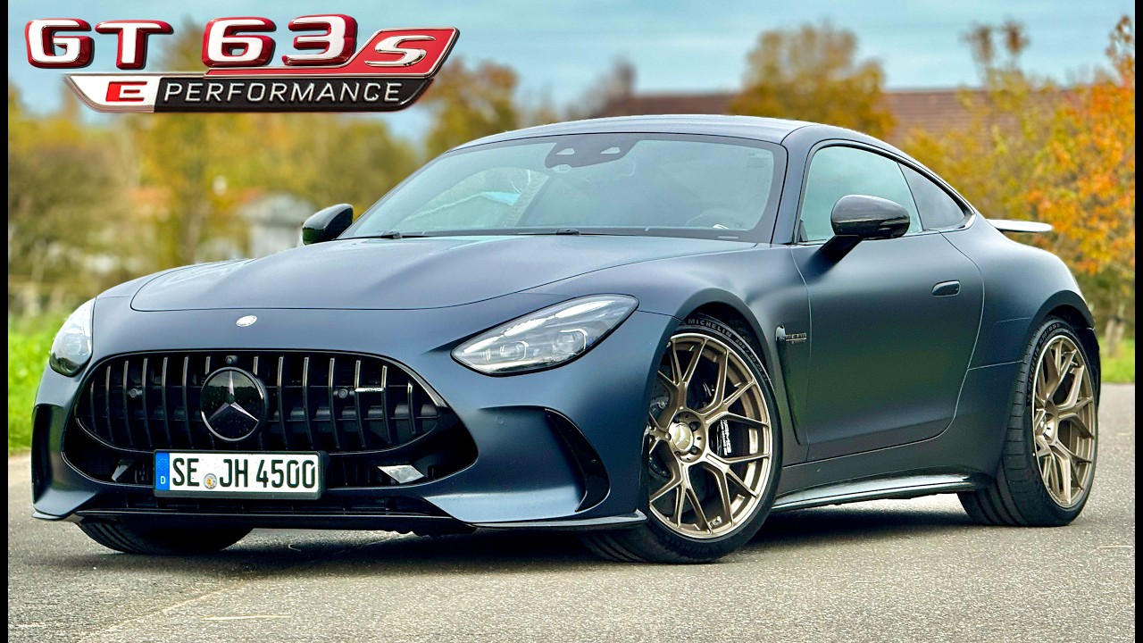 2026 Mercedes AMG GT 63 SE PERFORMANCE // 319KM/H REVIEW on AUTOBAHN ...
