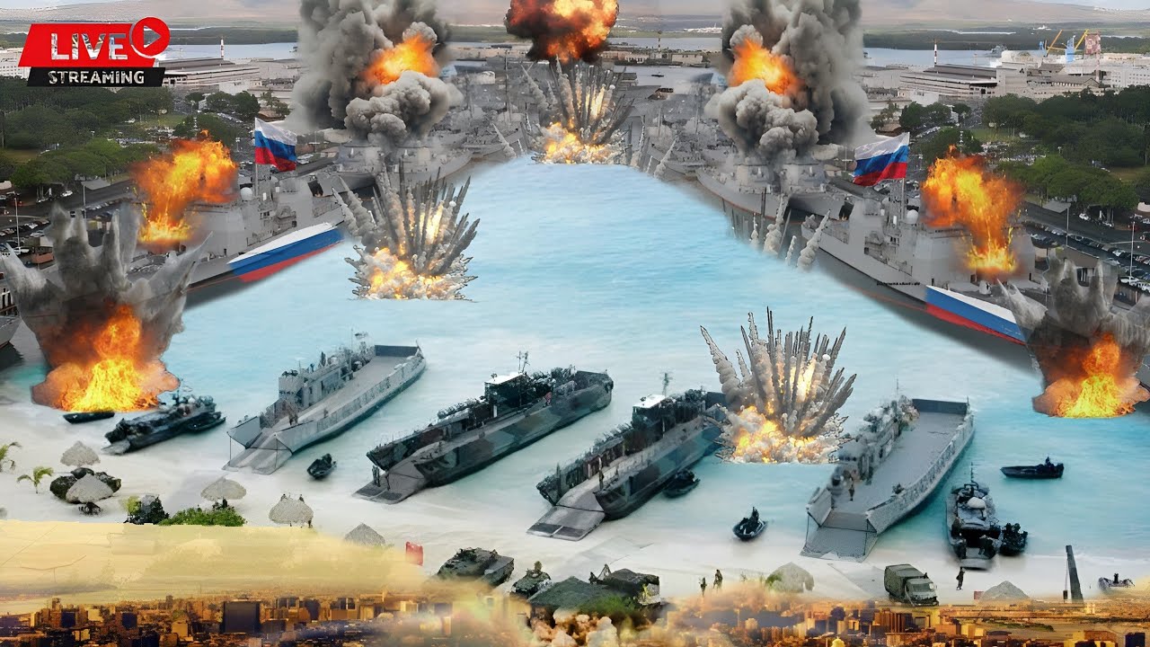 Russia's Bitter Tragedy! Russia's Hidden Military Naval Base Destroyed ...