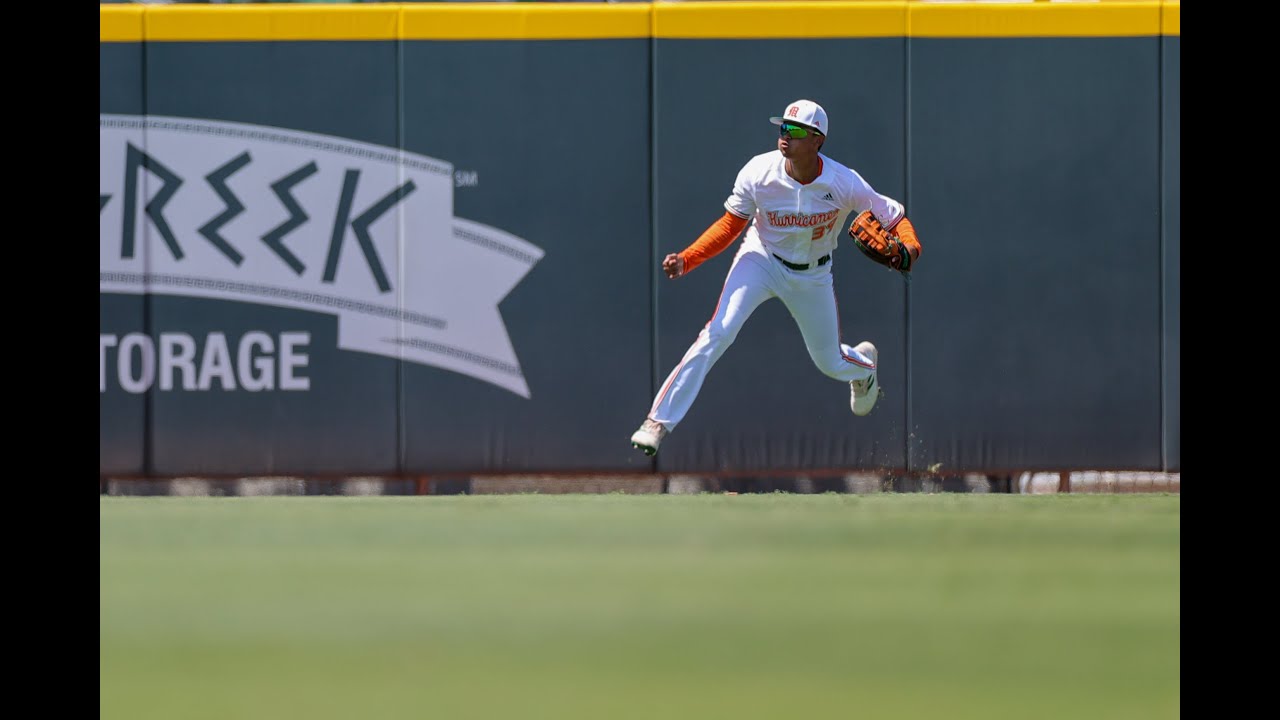 Jacoby Long OF- Baseball University of Miami vs Duke 5-20 -23 - YouTube
