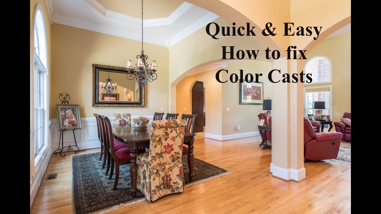 Quick and easy way to correct color casts. - YouTube