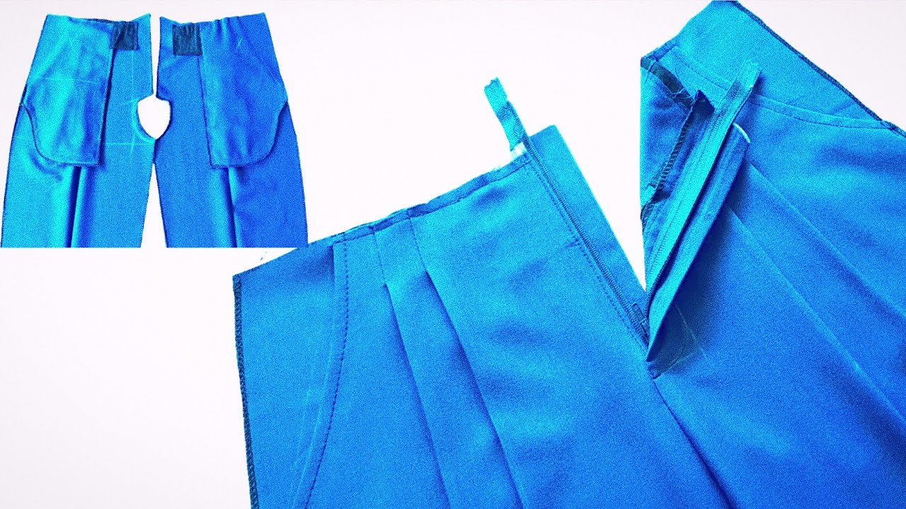 ️How to install pockets and how to zip your pants beautifully⚘️👌 - YouTube