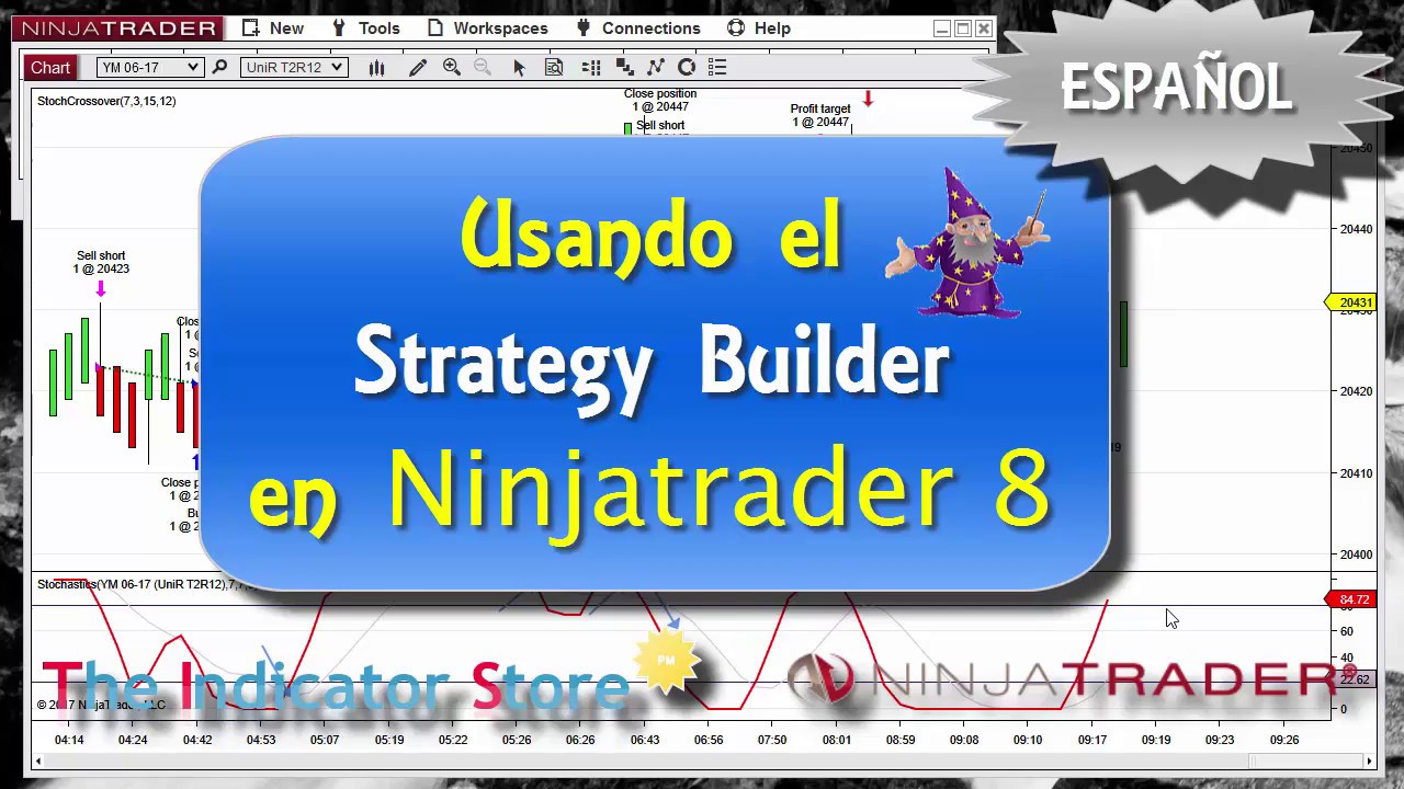 Creando Indicadores y Estrategias con el Strategy Builder de Ninjatrader 8 - YouTube