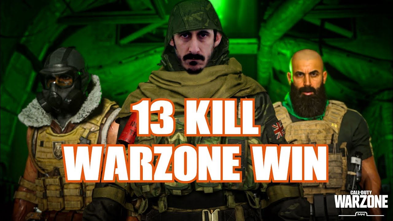 13 Kill Warzone Win - Suffer with the 1 v 2 Clutch! - YouTube