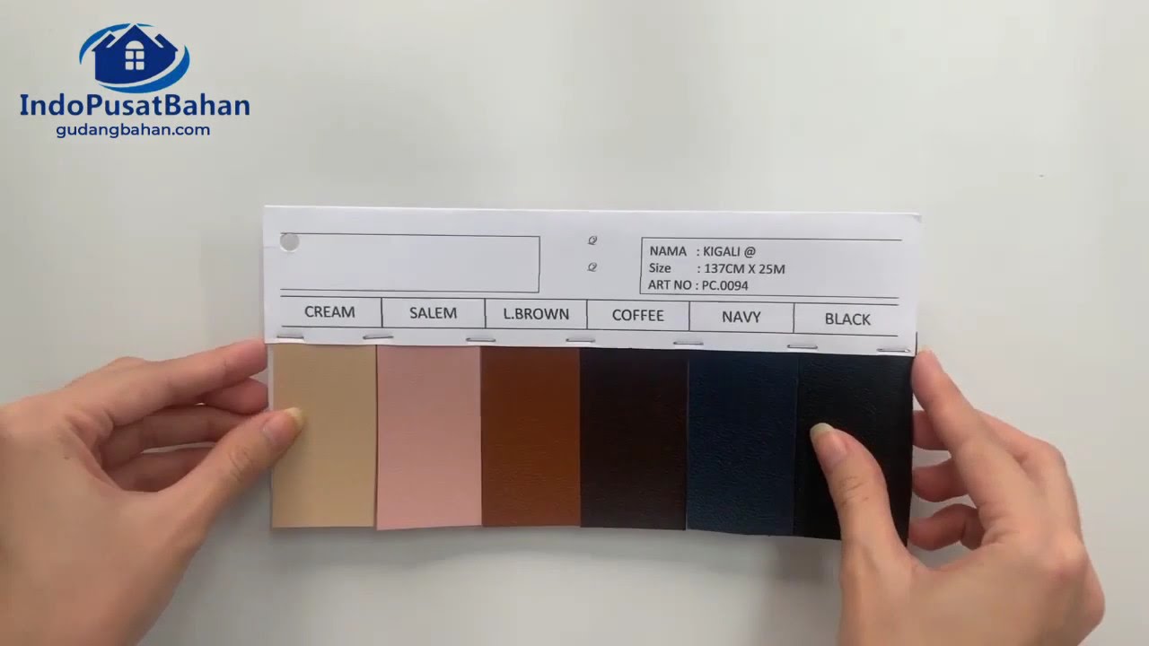 Kulit Imitasi / Bahan Sintetis / PVC Leather (Oscar) - Kigali - YouTube