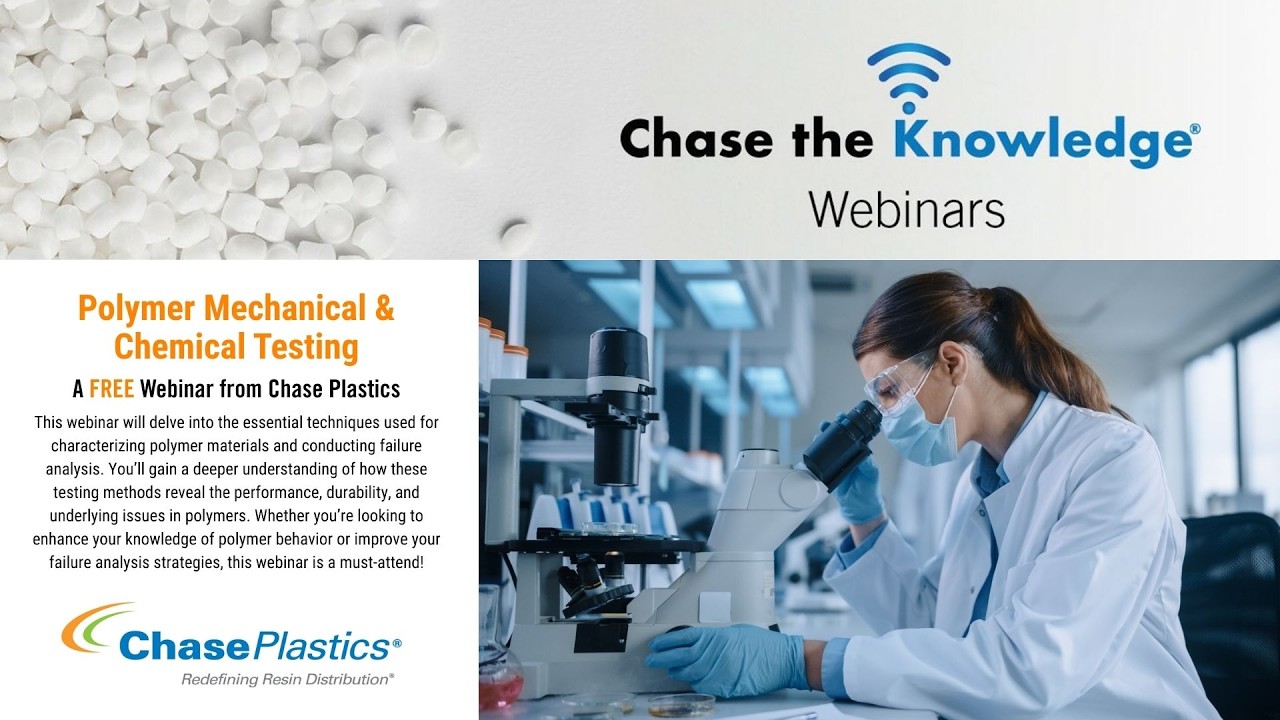 Polymer Mechanical & Chemical Testing - a FREE Webinar from Chase ...