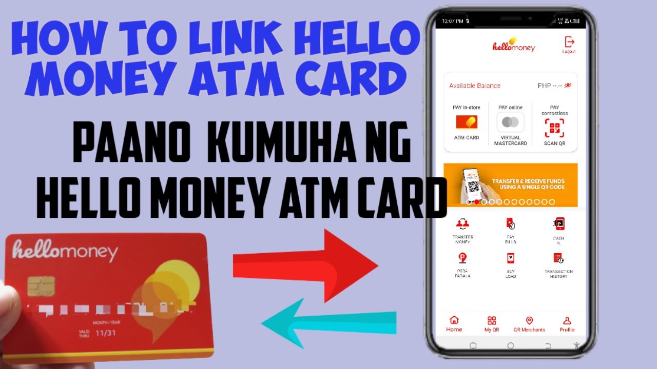 How to get Hello Money ATM card | How to link hello money ATM card ...