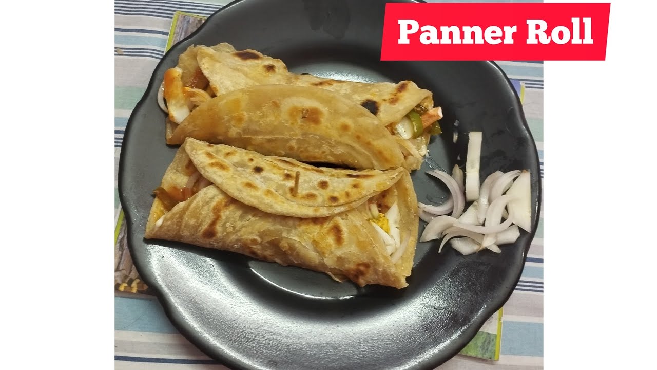 Paneer Roll🌯 recipe | Easy and yummy | Laccha Paratha - YouTube