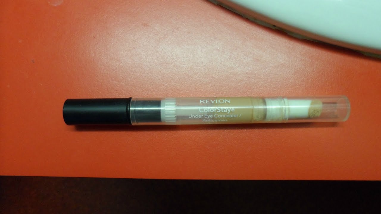 REVLON COLORSTAY UNDER EYE CONCEALER REVIEW! - YouTube