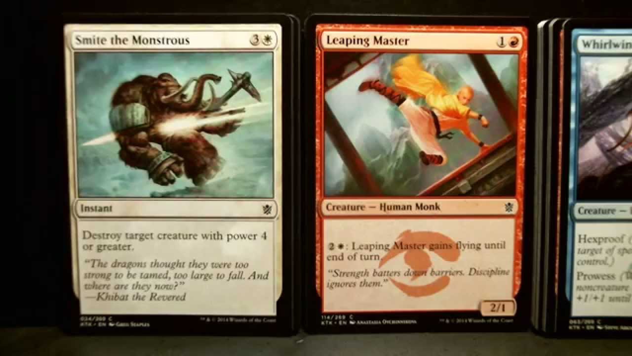 Khans of Tarkir Boosters Wingmate Roc Empty the Pits - YouTube