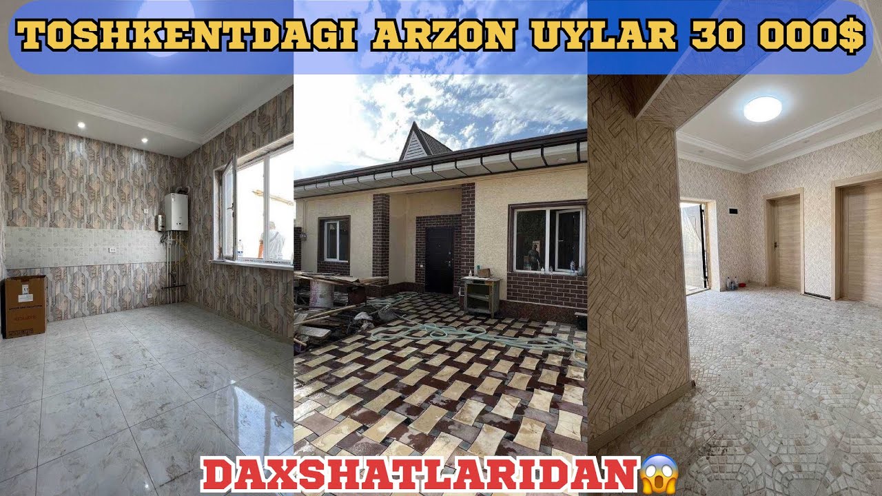 TOSHKENT SHAXRIDA SOTILADIGAN UYLAR. ARZONLARIDAN! - YouTube