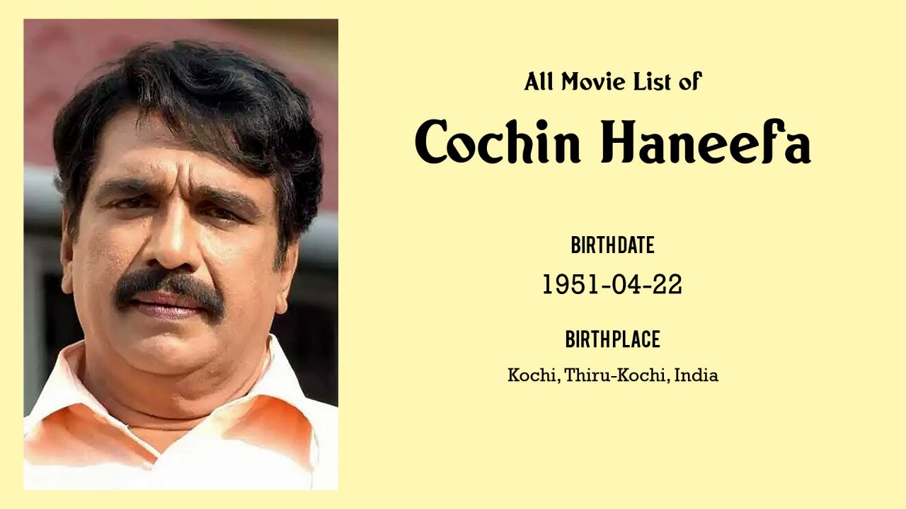 Cochin Haneefa Movies list Cochin Haneefa| Filmography of Cochin ...