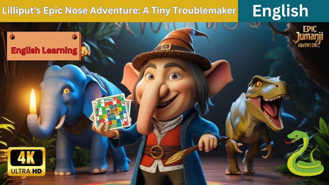 Lilliput's Epic Nose Adventure: A Tiny Troublemaker | English Fairy Tales - YouTube