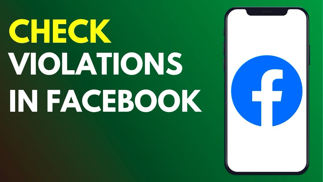 How to Check Violations on Facebook Account in 2024 - YouTube