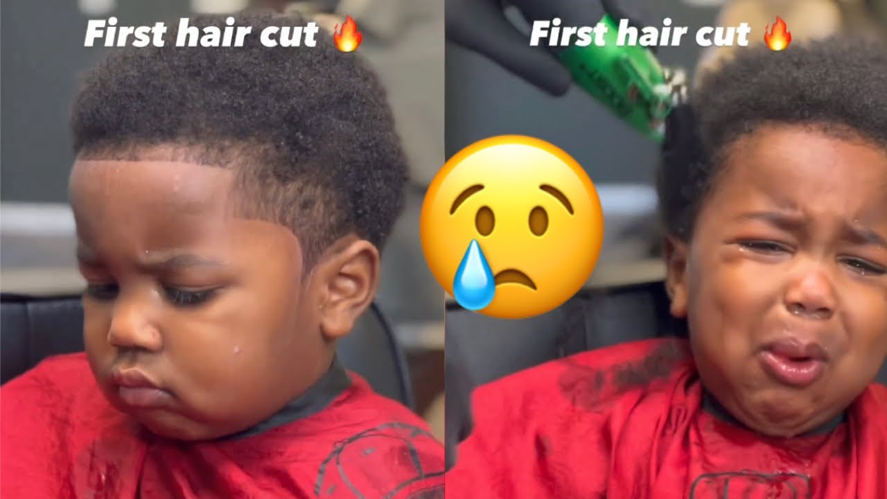 Little Kid First Haircut Ever | The Most Insane Transformation 4C Hair ...