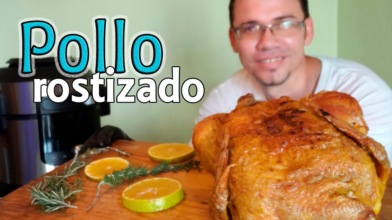 🔴 Pollo entero asado en la Olla Ninja Foodi - YouTube