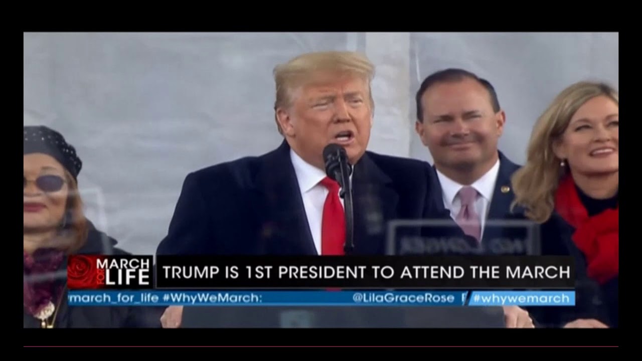 President Donald Trump's Amazing Pro-Life Speech at the 2020 March for ...