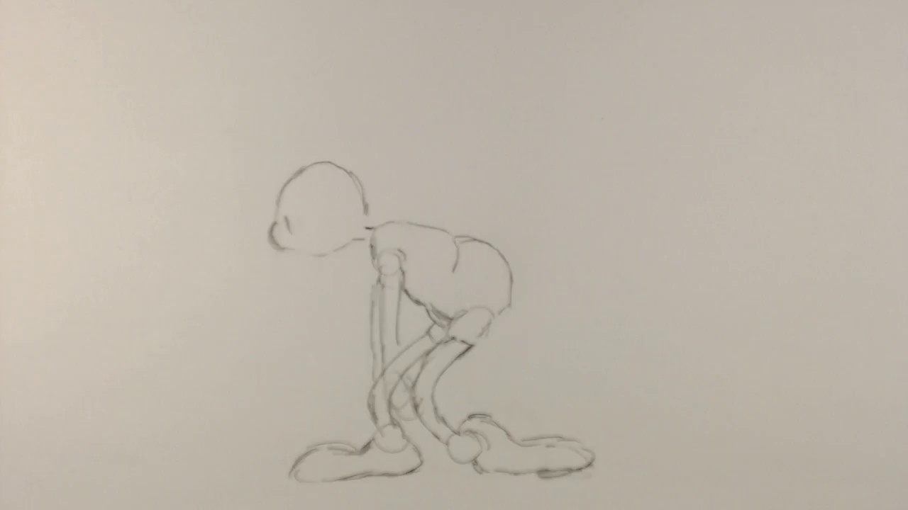 Hand Drawn Walk Animations. First Attempts. - YouTube