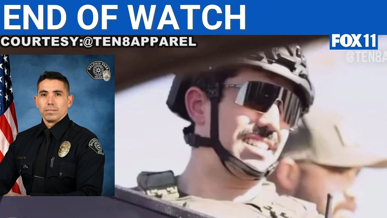 Samuel Riveros: Baldwin Park police officer dies in shooting - YouTube