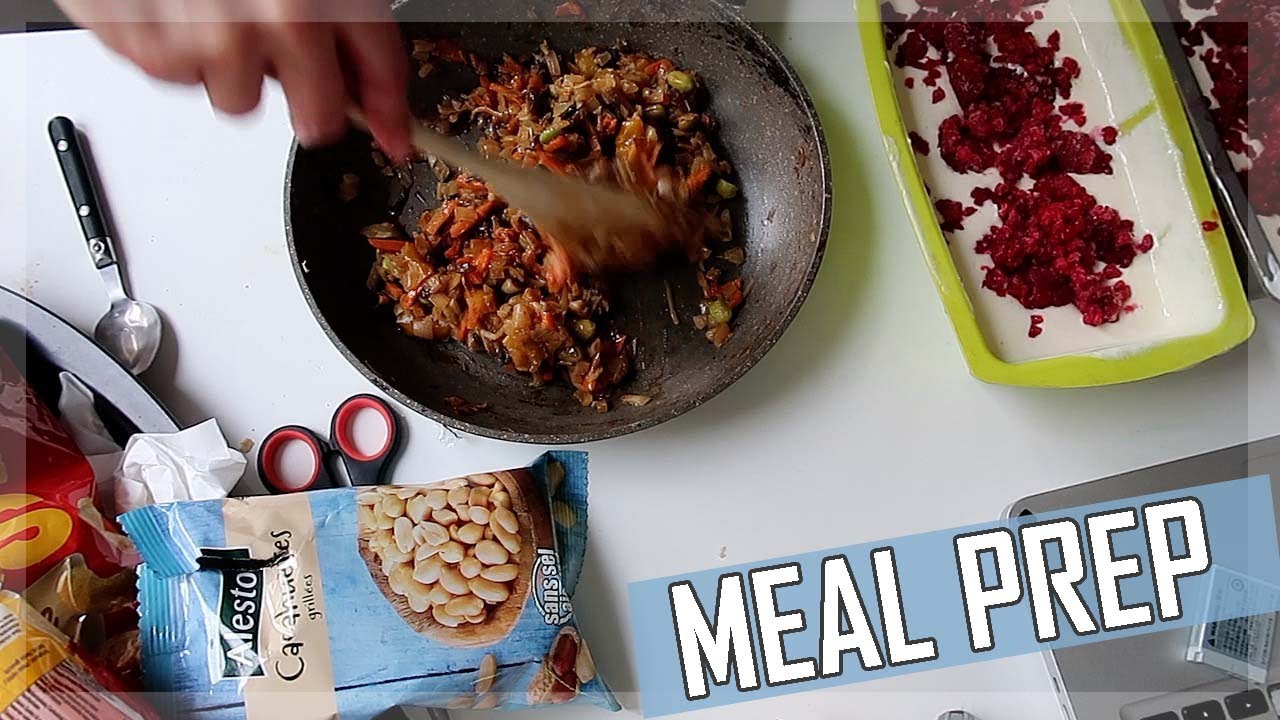 Préparation de mes repas de la semaine ! MEAL PREP - YouTube