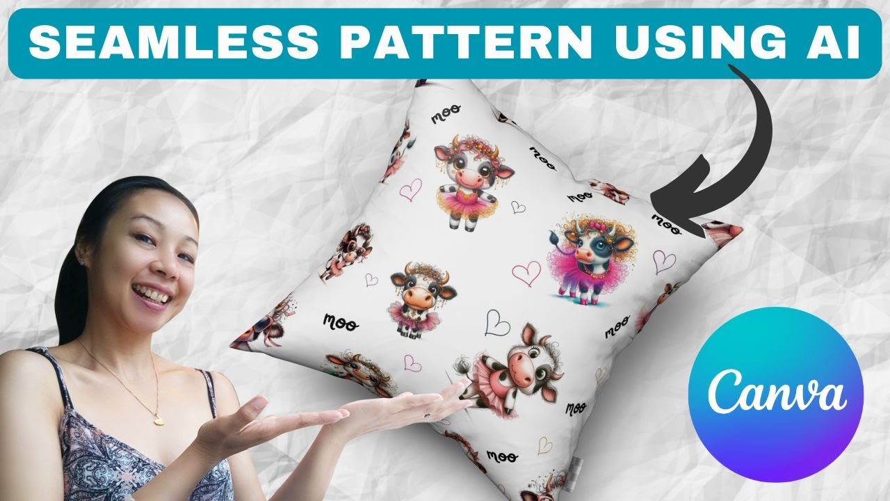 How To Create a Seamless Pattern Using an AI Tool In Canva - YouTube